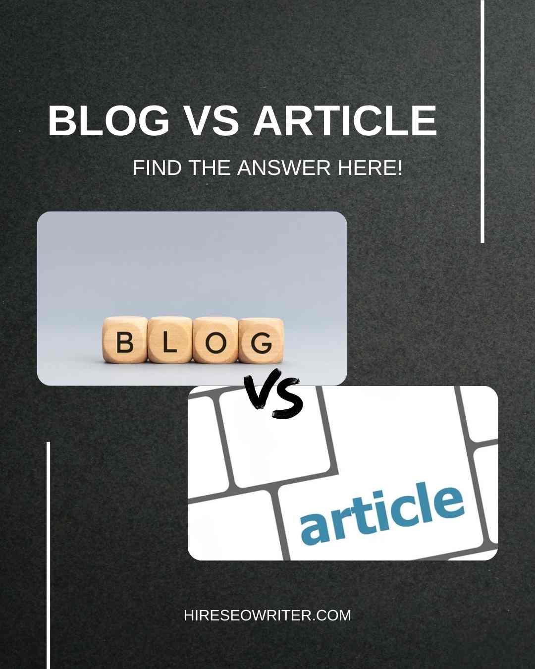 Blog vs Article: What's the Difference?